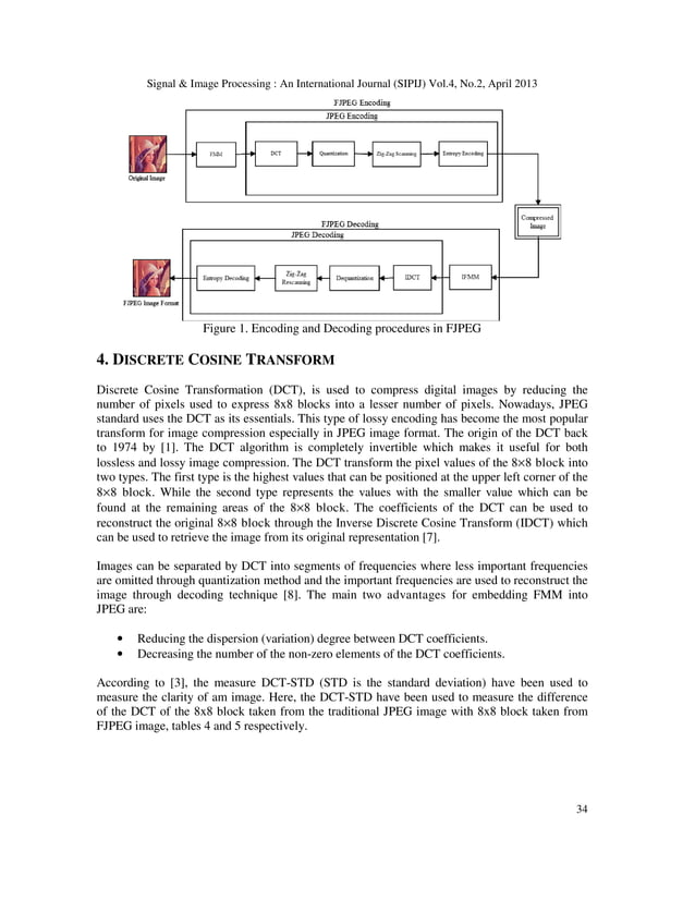 IMAGE COMPRESSION BY EMBEDDING FIVE MODULUS METHOD INTO JPEG | PDF