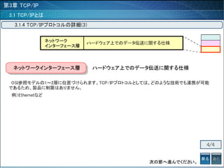 2 ネットワーク基礎技術 第3章 TCP/IP | PDF