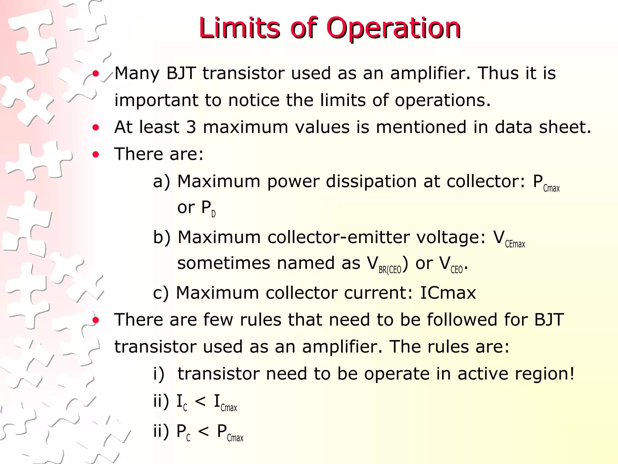 3.bipolar junction transistor (bjt) | PPT