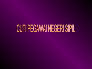 3. cuti pns | PPT