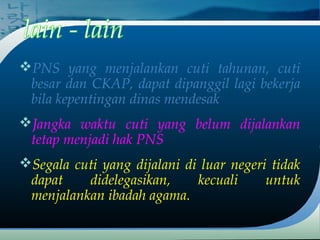 3. cuti pns | PPT