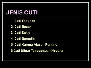 3. cuti pns | PPT