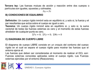 Estatica (Reacciones en apoyos y equilibrio 2D) | PPTX
