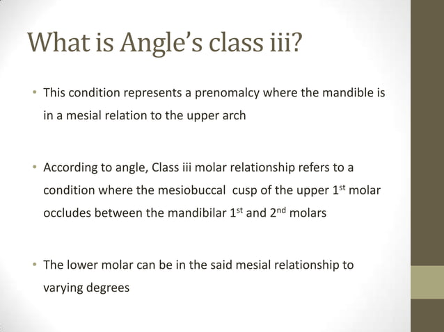 3.management of angles class iii malocclusion | PPTX | Dental Health ...
