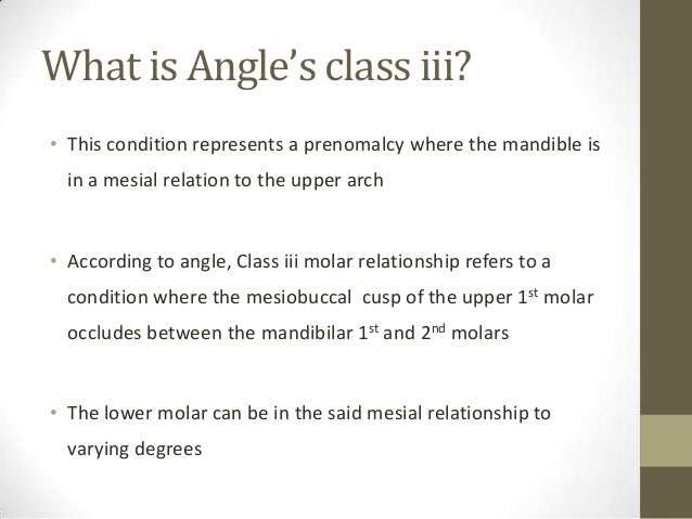 3.management of angles class iii malocclusion