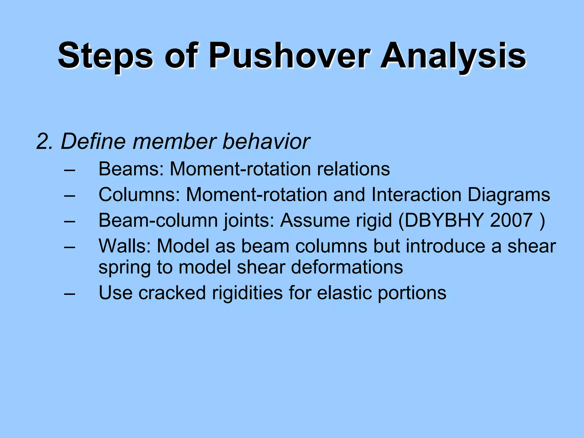 3 4 Pushover Analysis Pdf Computer Software And Applications Computing