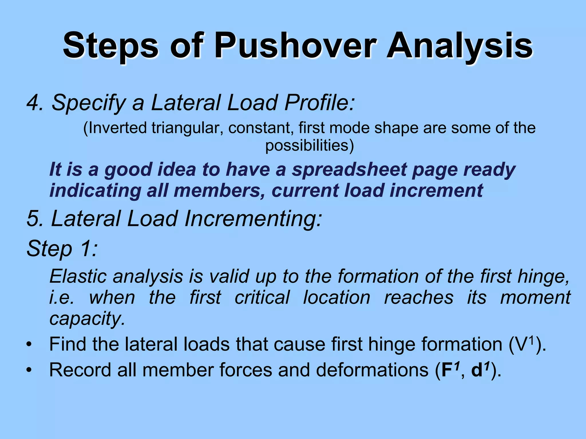 3.4 pushover analysis | PDF