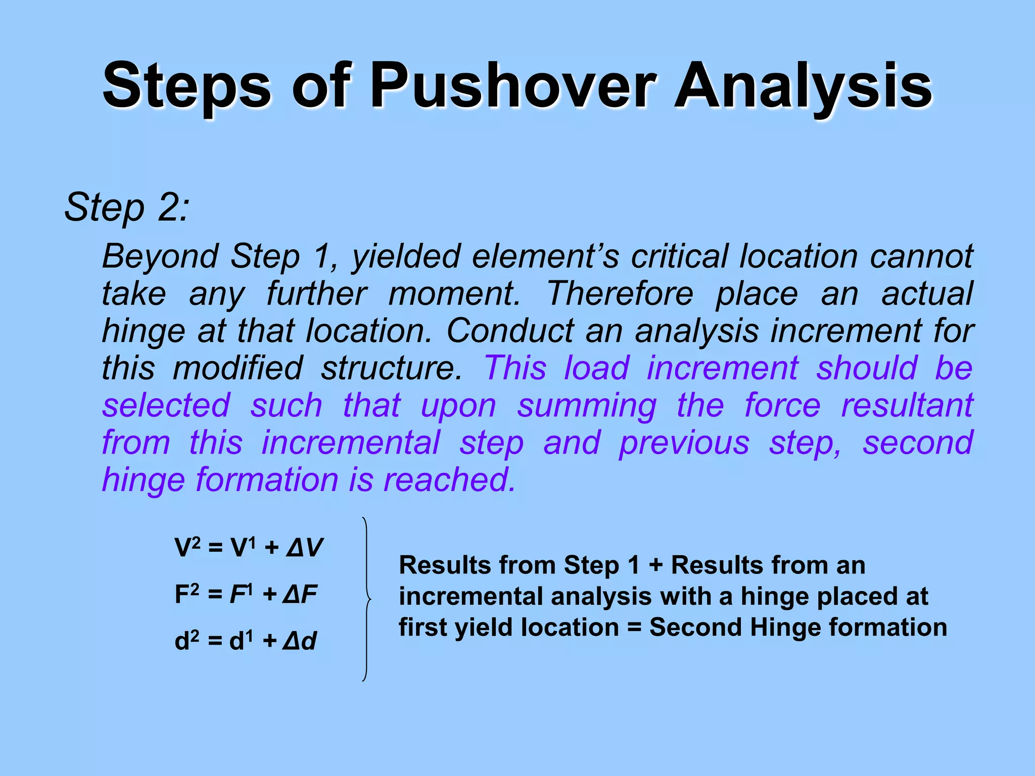 3.4 pushover analysis | PDF