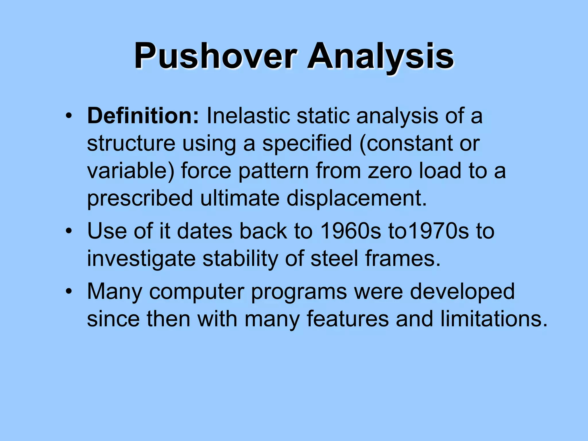 3 4 Pushover Analysis Pdf