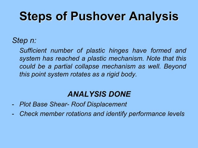 3 4 Pushover Analysis Pdf Computer Software And Applications Computing