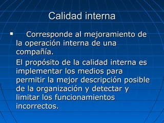 3.calidad | PPT