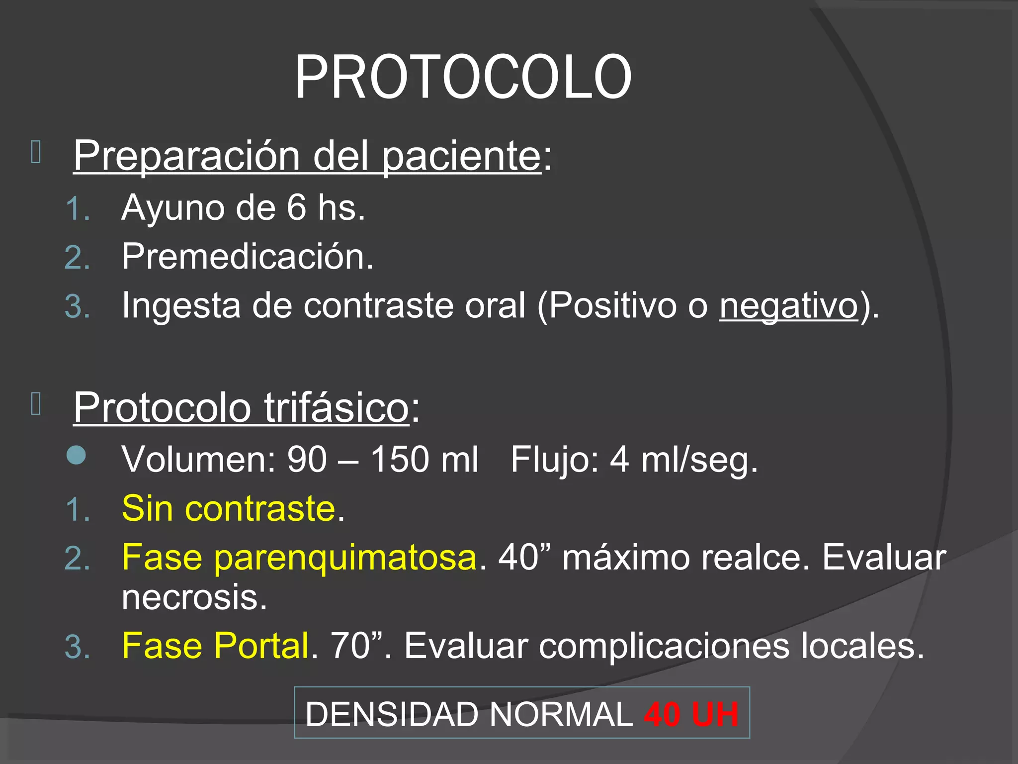 Clase de pancreas - TC | PPT