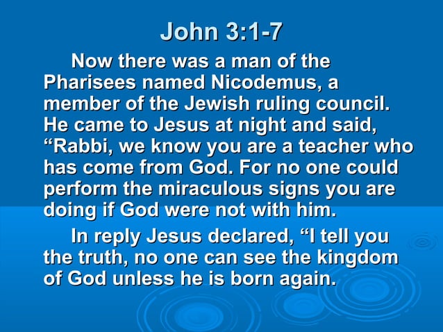 Pre Encounter Lesson 3: Born Again | PPT | Christianity | Religion ...