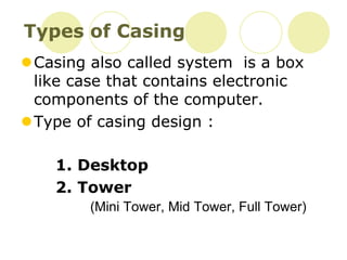04. Computer Casing (Case, Housing) | PPSX