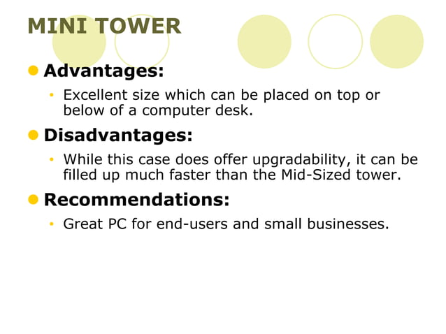 04. Computer Casing (Case, Housing) | PPSX | Desktops | Computing