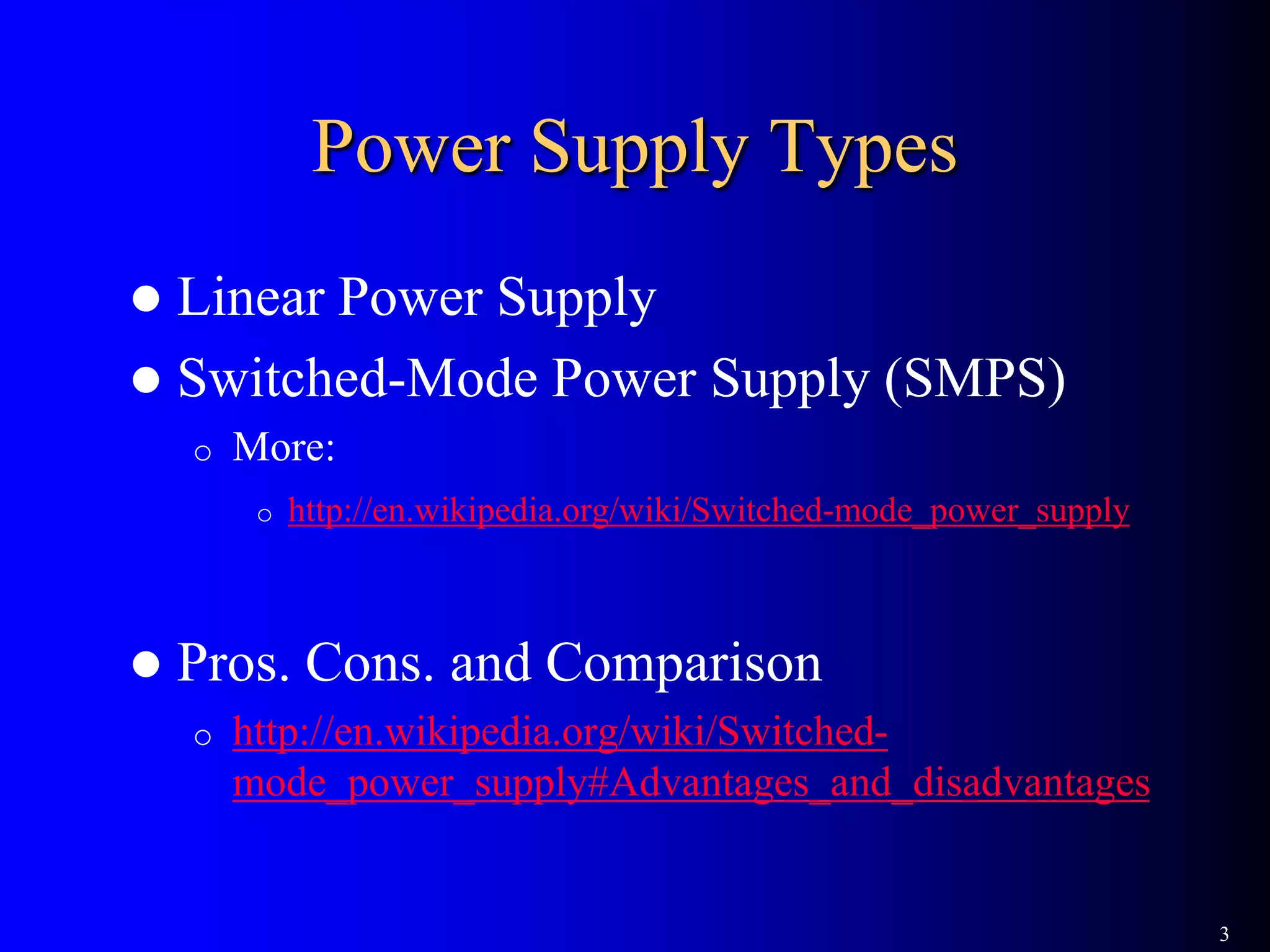 05. Power Supply Unit (PSU) | PPSX