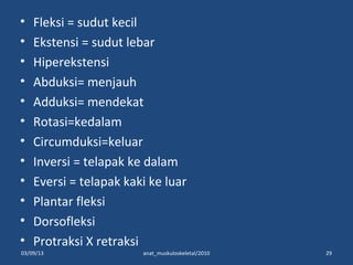 3. fisiologi sistem muskulo skeletal | PPT