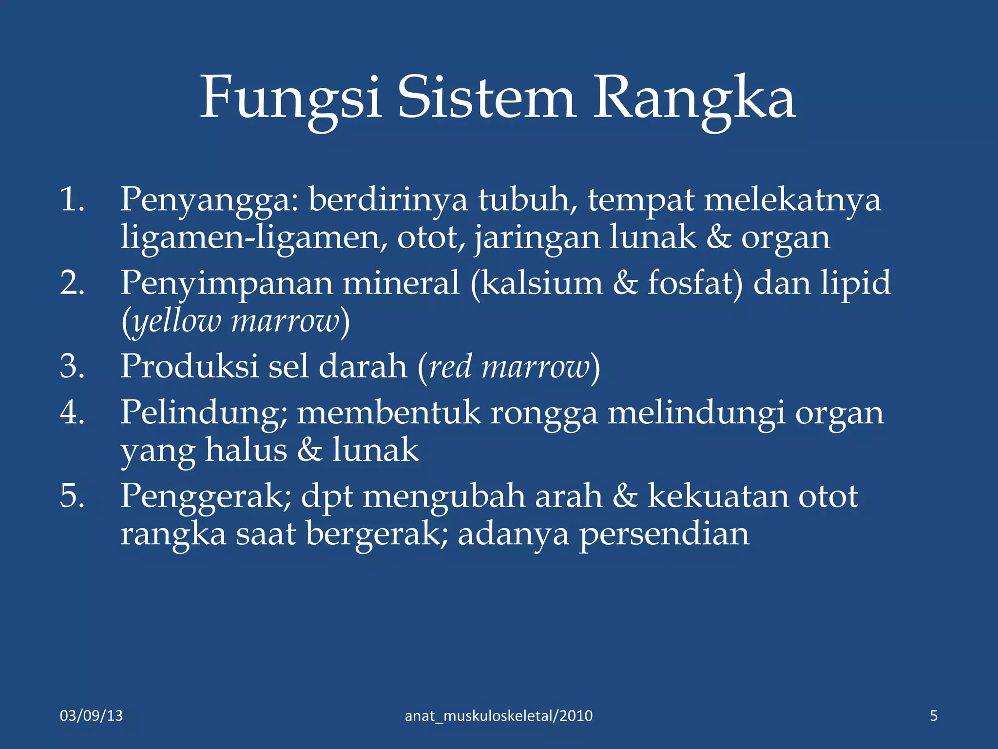 3. fisiologi sistem muskulo skeletal | PPT