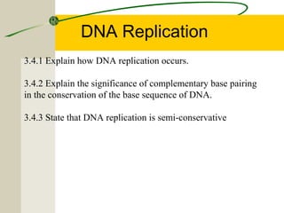 3.4 dna replication | PPT