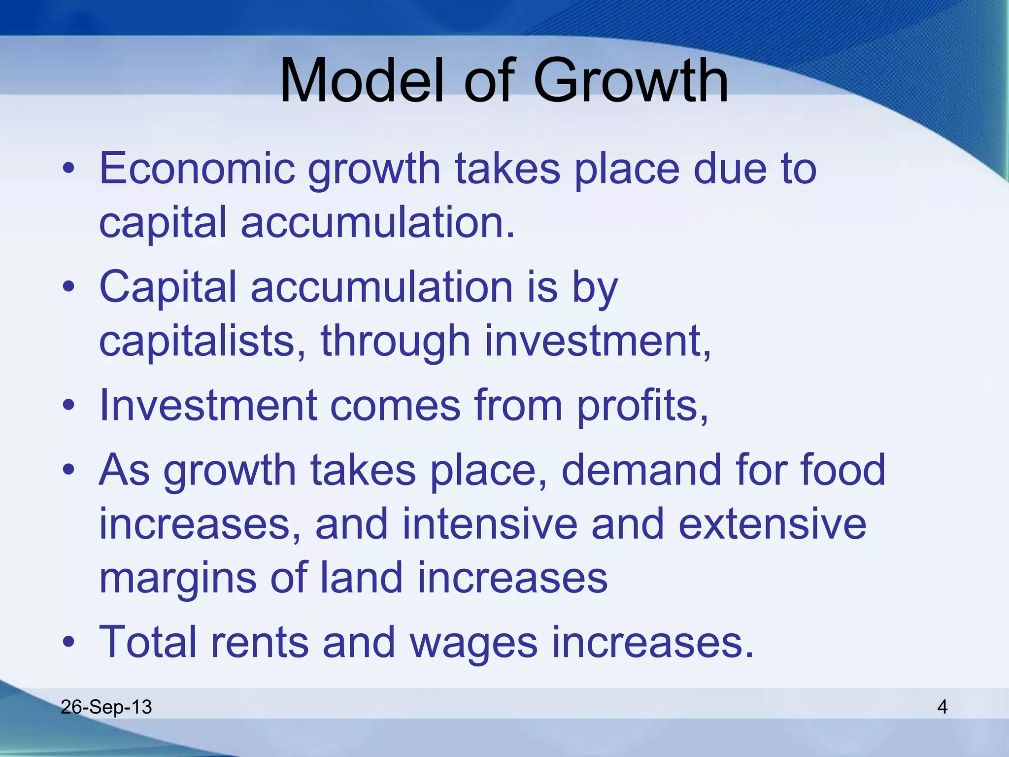3. Ricardian theory of growth | PPSX