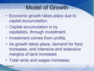 3. Ricardian theory of growth | PPSX