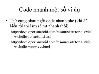 3.thiet ke giao dien tren android | PPT