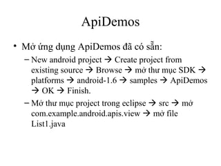 3.thiet ke giao dien tren android | PPT