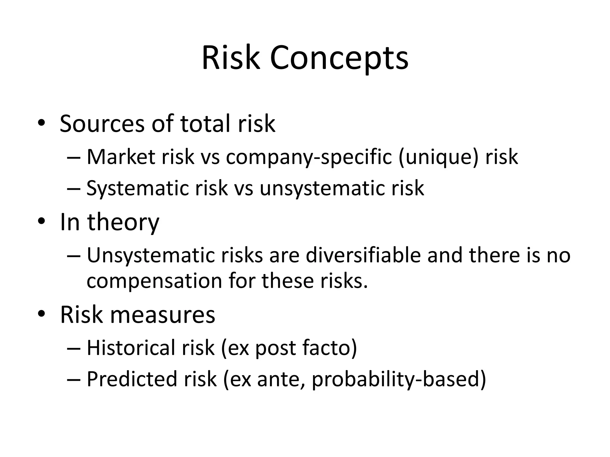 3. risk and return | PDF