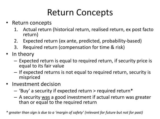 3. risk and return | PDF | Stocks and Bonds | Personal Investing