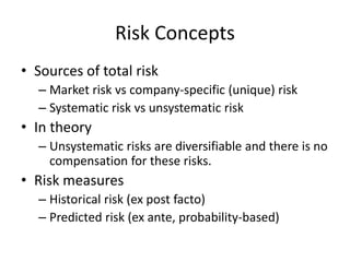 3. risk and return | PDF