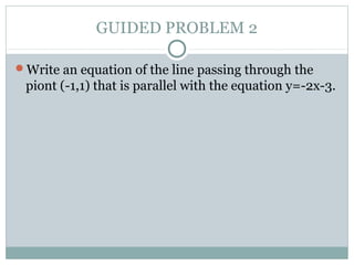 3.5 write and graph equations of lines | PPT