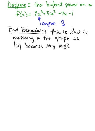 PC 30 3.1 Characteristics of Polynomials | PPTX | Computing ...