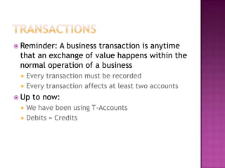 3. journal entries | PPTX