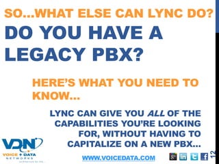 Microsoft Lync: The Paradigm Shift From Traditional to Transformational ...