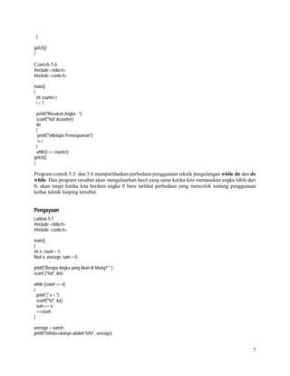 3. teknik looping dalam_pemrograman | PDF