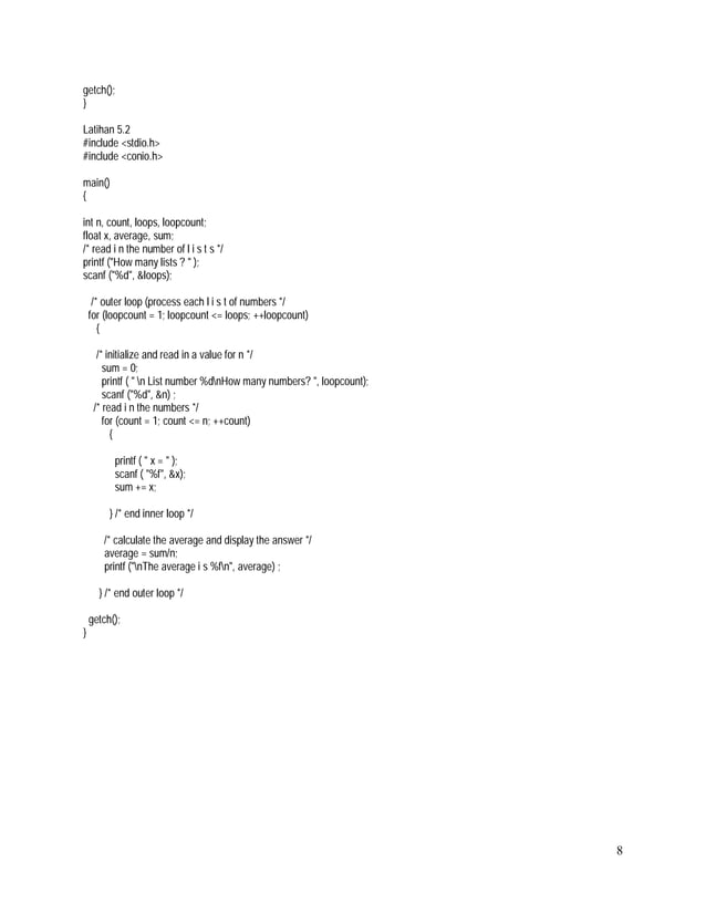 3. teknik looping dalam_pemrograman | PDF