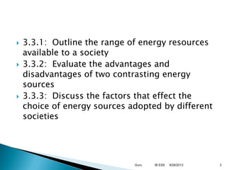 3.3 comparison of energy resources | PDF