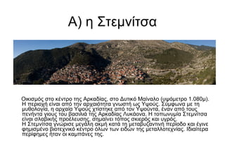 Στέγη αργυροχρυσοχοΐας Στεμνίτσας ΚοινΣΕπ - "Επιχειρώντας αλλιώς" | PPT
