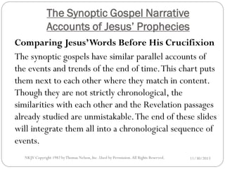 3. The Synoptic Gospels | PDF