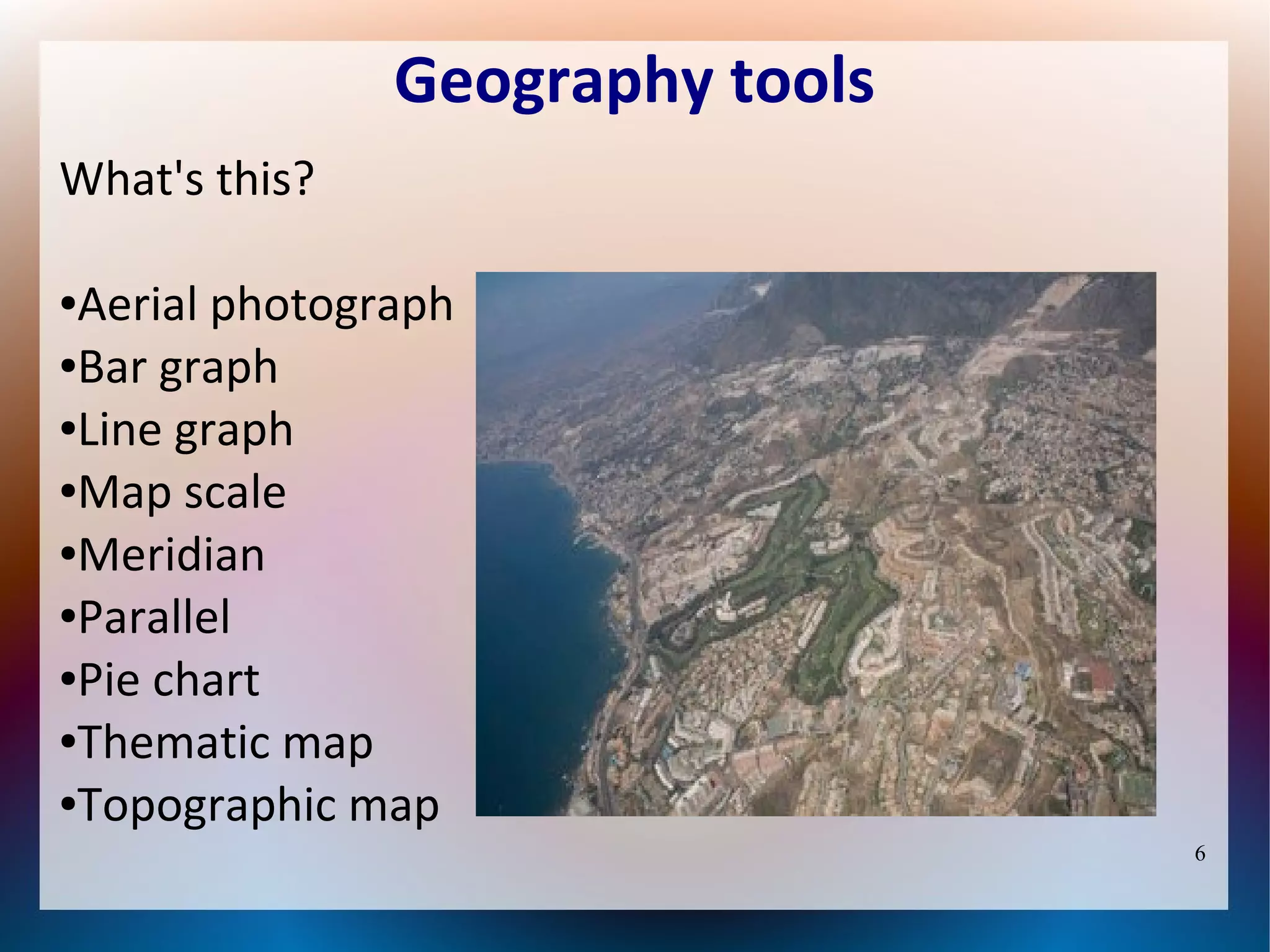Geography tools | PDF