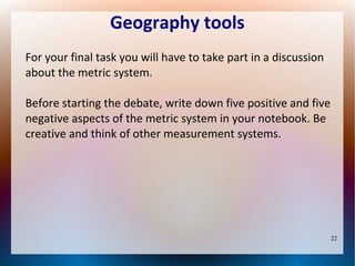 Geography tools | PDF