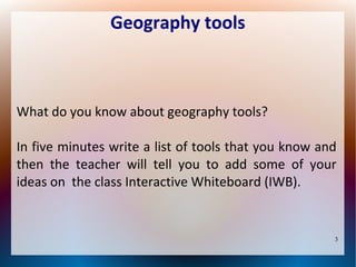 Geography tools | PDF