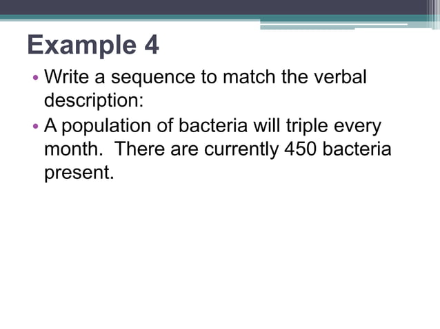 3.1 exponential sequences | PPTX | Science