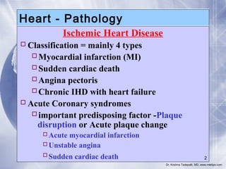 3. heart patghology; ischemic heart diseases | PPT