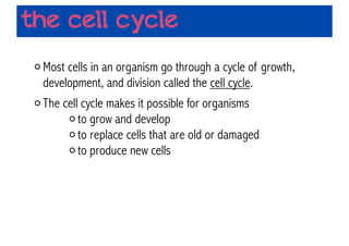 The Cell Cycle and Division | PDF