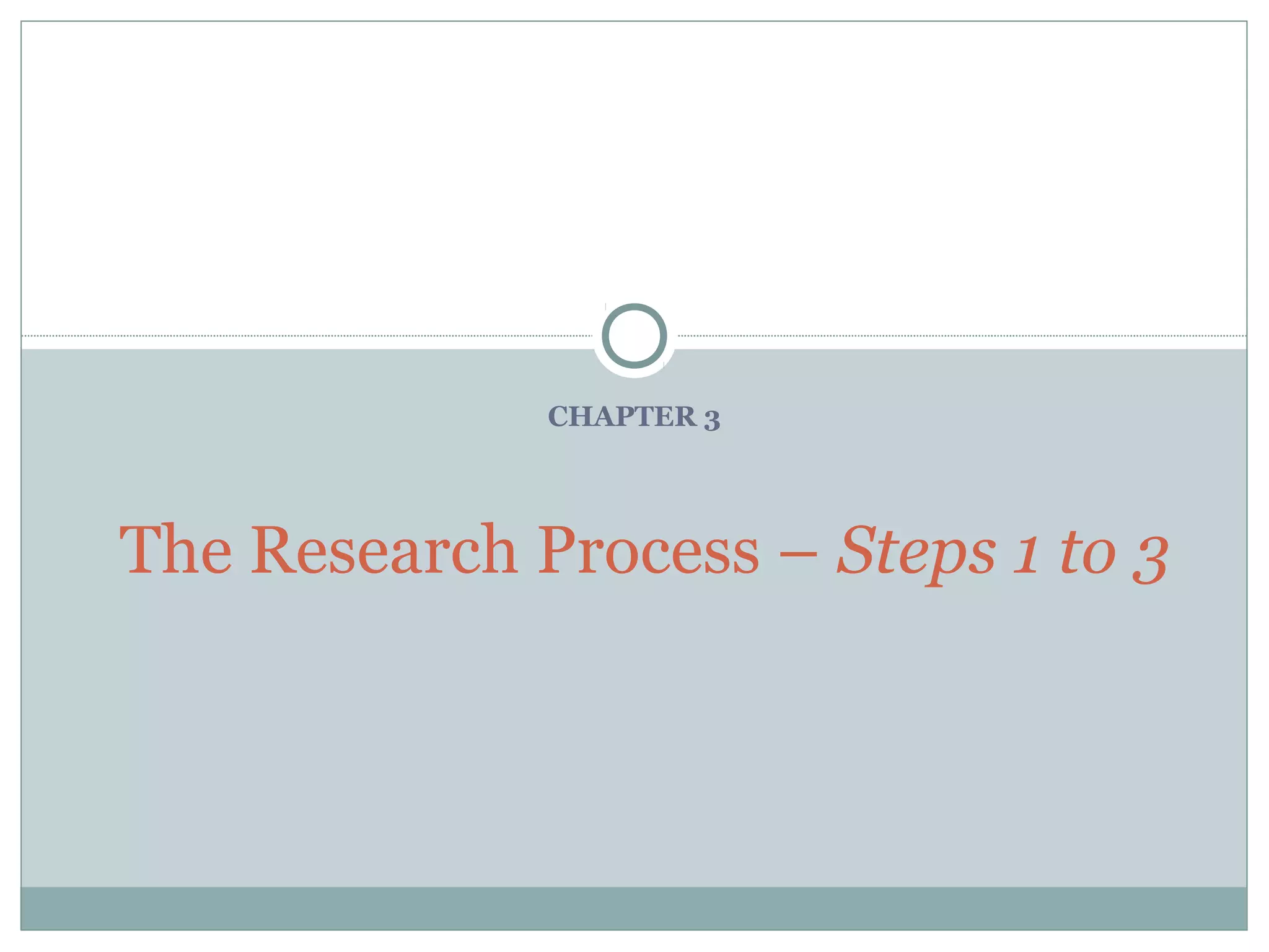 3. research process (part 1) | PPT