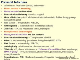 3. perinatal infections; pediatric pathology | PPT