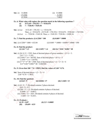 3. decimal fractions | PDF