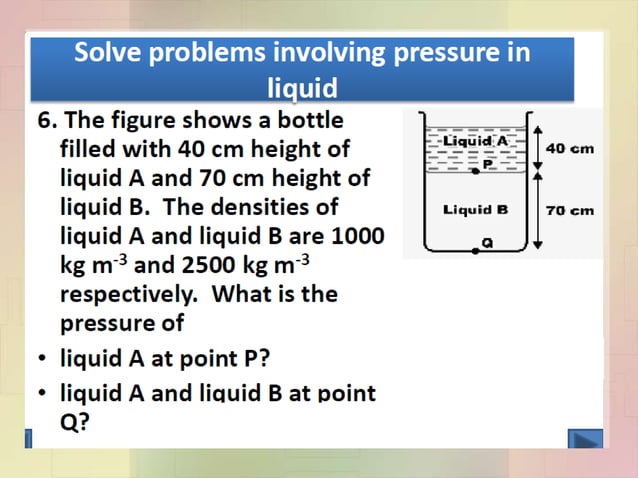 3.2 pressure in liquid | PPTX
