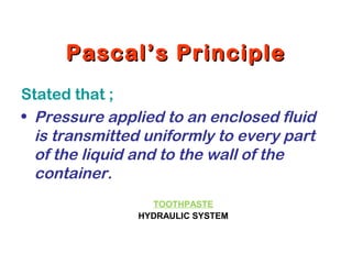 3.4 Pascal Principle | PPT
